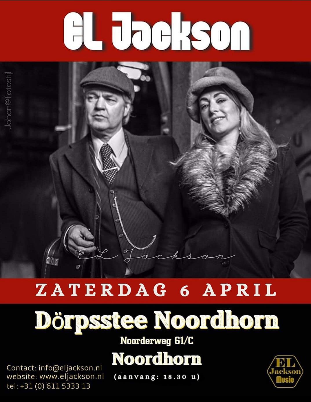 Westerkwartier|NU – Duo El Jackson live in Dörpsstee Noordhorn